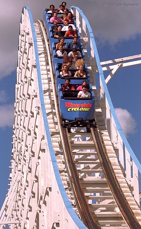 Cyclone Six Flags New England Wicked Cyclone Wikipedia