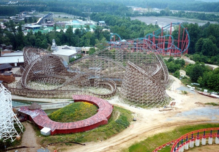 Six Flags America 2000 Theme Parks Turning Aging Coasters Into New