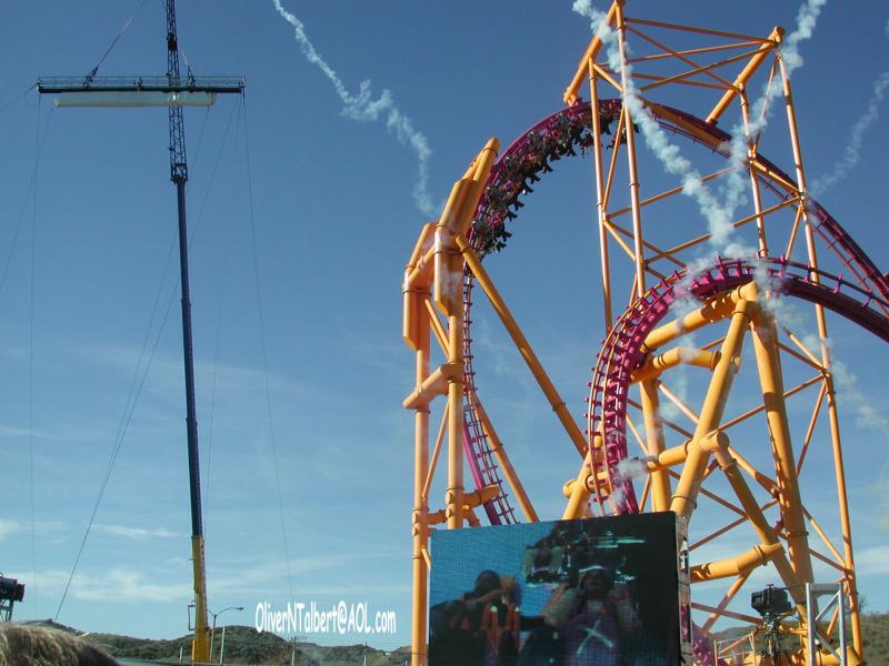 X2 Fourth Dimension Coaster Six Flags Magic Mountain