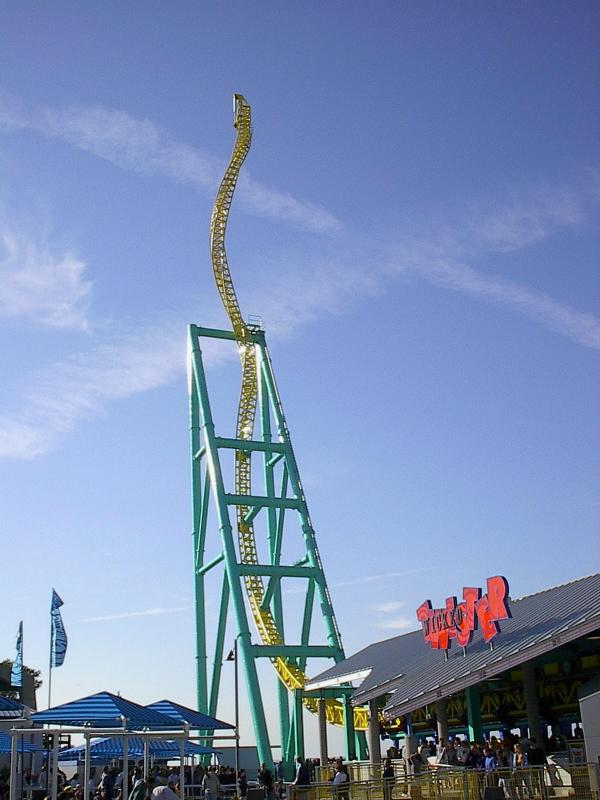 Wicked Twister Roller Coaster