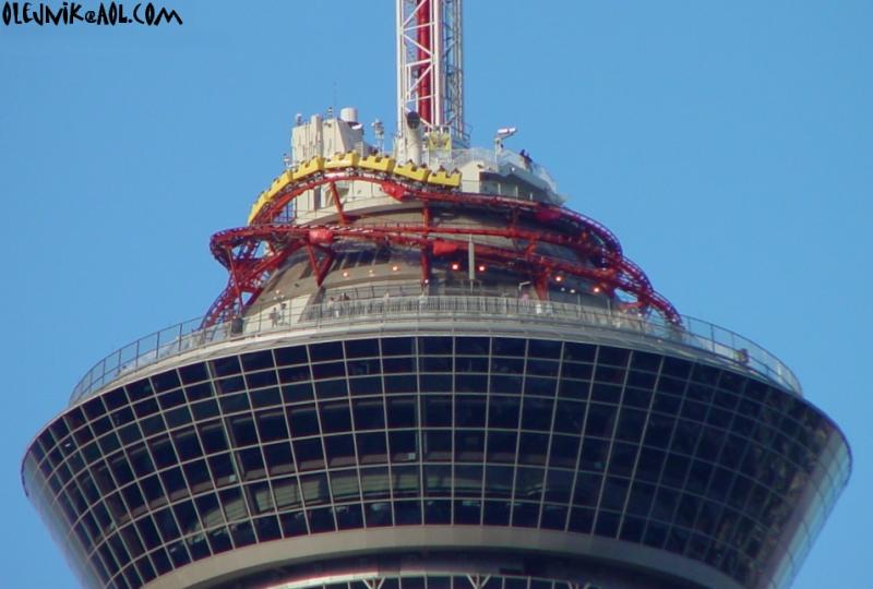 Roller Coaster Stratosphere Tower The Big Apple Coaster