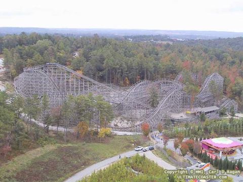 Rampage Alabama Splash Adventure Rampage HD Front Seat On Ride POV