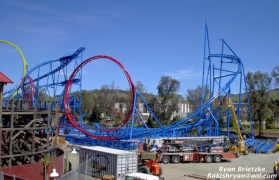 Six Flags Discovery Kingdom Map Record Breaking Coasters,