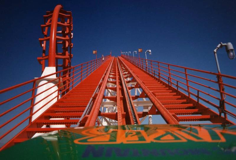 Six Flags Magic Mountain Viper Begining