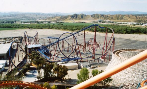 Scream Roller Coaster Magic Mountain