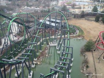 Borg Carowinds Nighthawk Closing At Carowinds | Vertigo Views