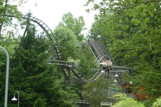 Idlewild Wild Mouse Roller Coaster Photo TR: Idlewild Park Theme
