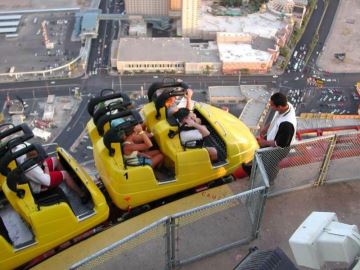 Las Vegas Stratosphere Roller Coaster Ride