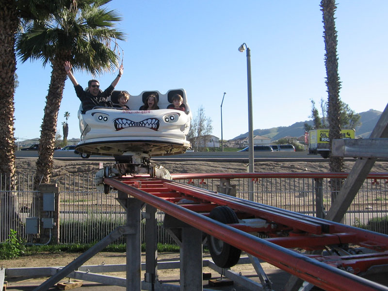 Screamin Demon Roller Coaster