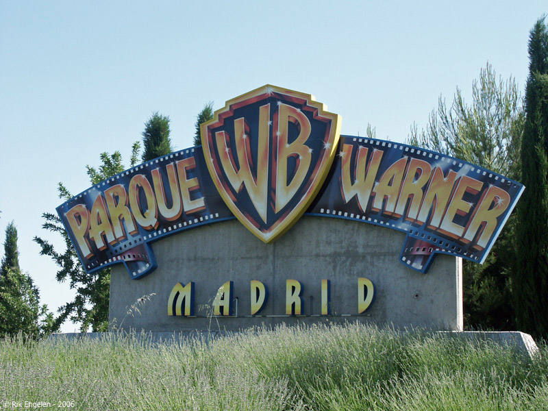 Warner Bros Madrid Logo Warner Bros. Movie World Madrid, Madrid, Spain