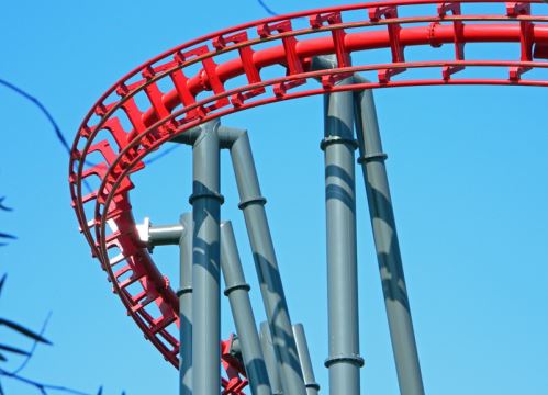 X2 Roller Coaster Drop