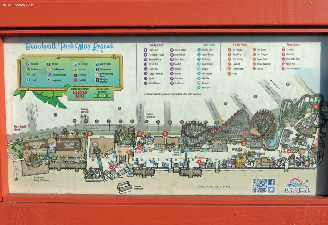 Santa Cruz Beach Map Map Of Santa Cruz County, California Where Is