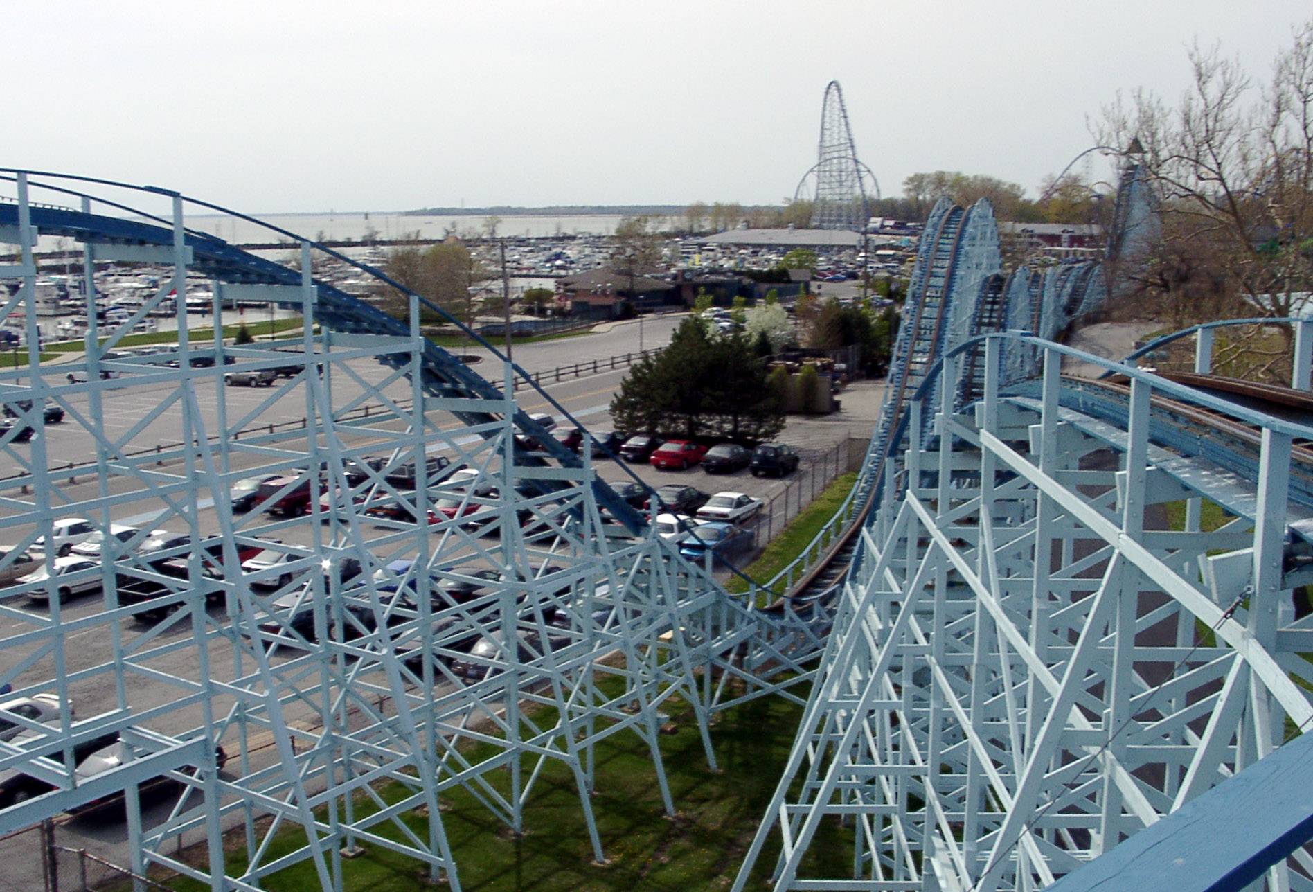 Blue Streak Roller Coaster Logo