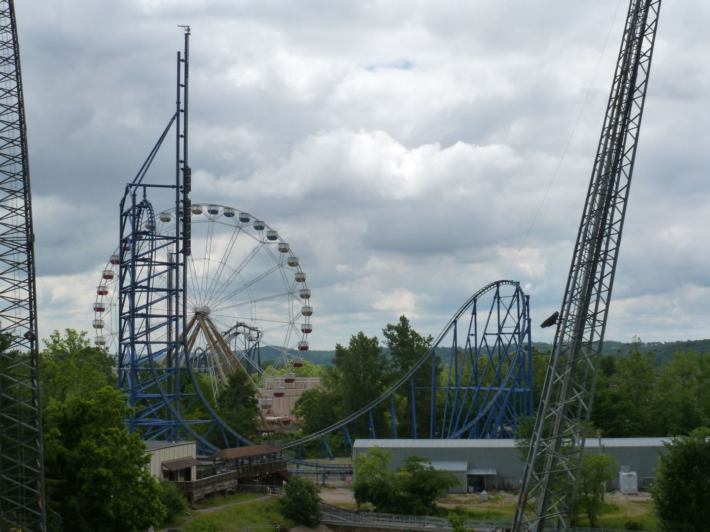 Mr Freeze Roller Coaster Logo A Truly Interesting Coaster And My