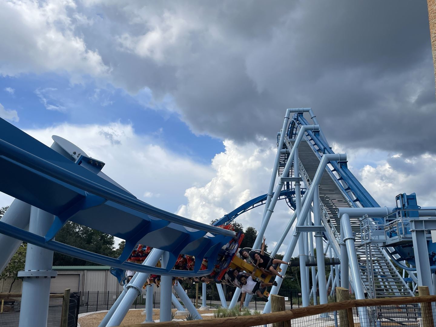 Suspended Roller Coaster Busch Gardens